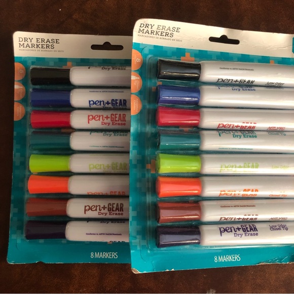 pen & gear | Office | Nwt 6 Colored Dry Erase Markers | Poshmark